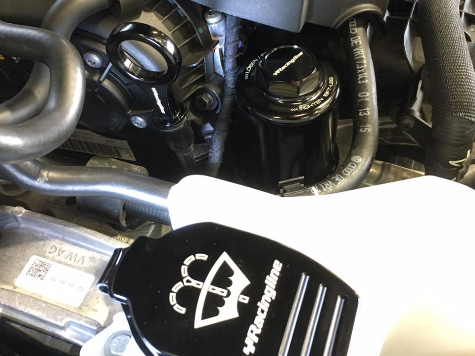 Volkswagen Racingline Performance ビレットオイルフィルターハウジング